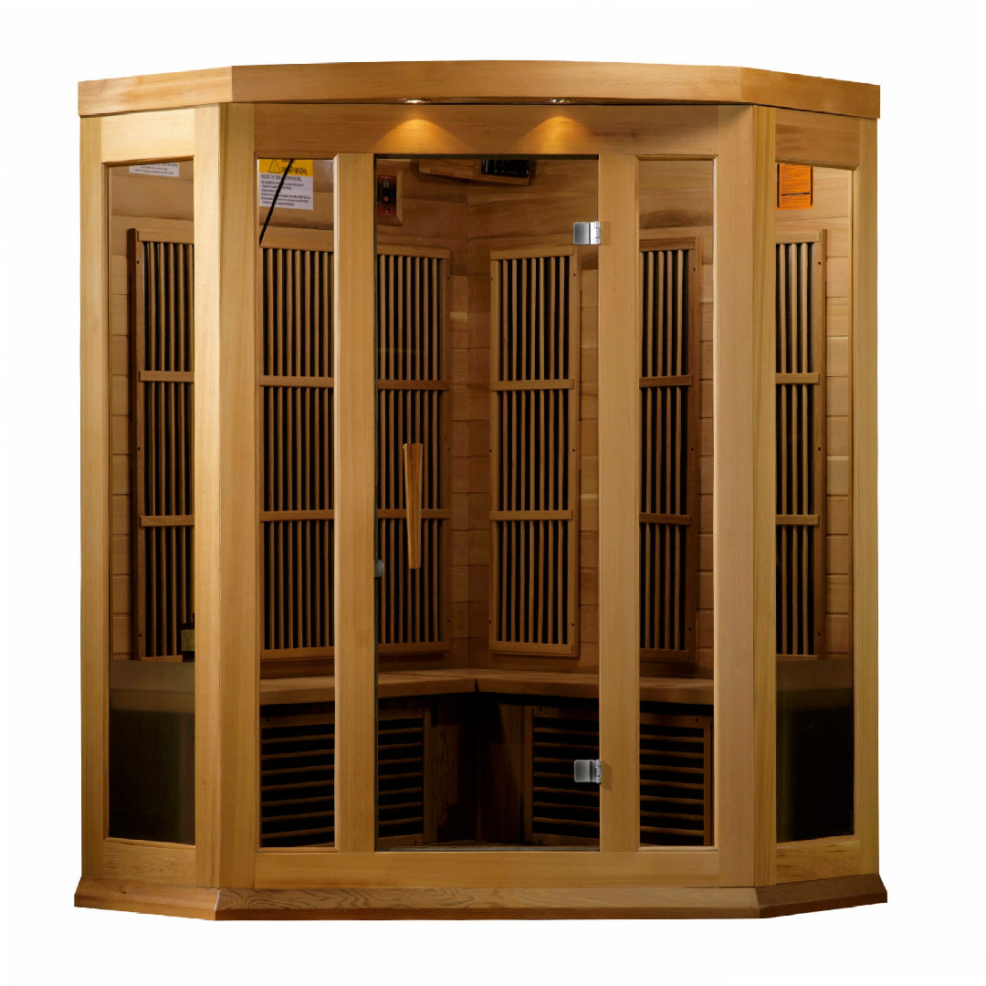 Maxxus Saunas Corner Low EMF FAR Infrared Sauna - (MX-K356-01 CED ...